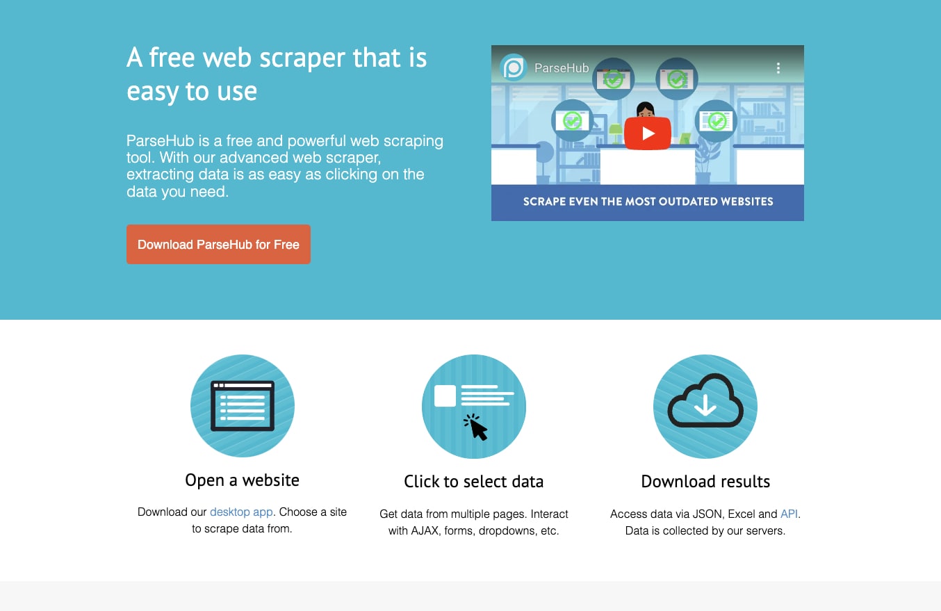 Extraction de données simplifiée : ParseHub, l’outil parfait pour les pros